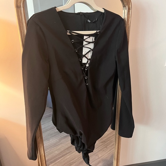 Zara | Tops | Zara Body Suit | Poshmark